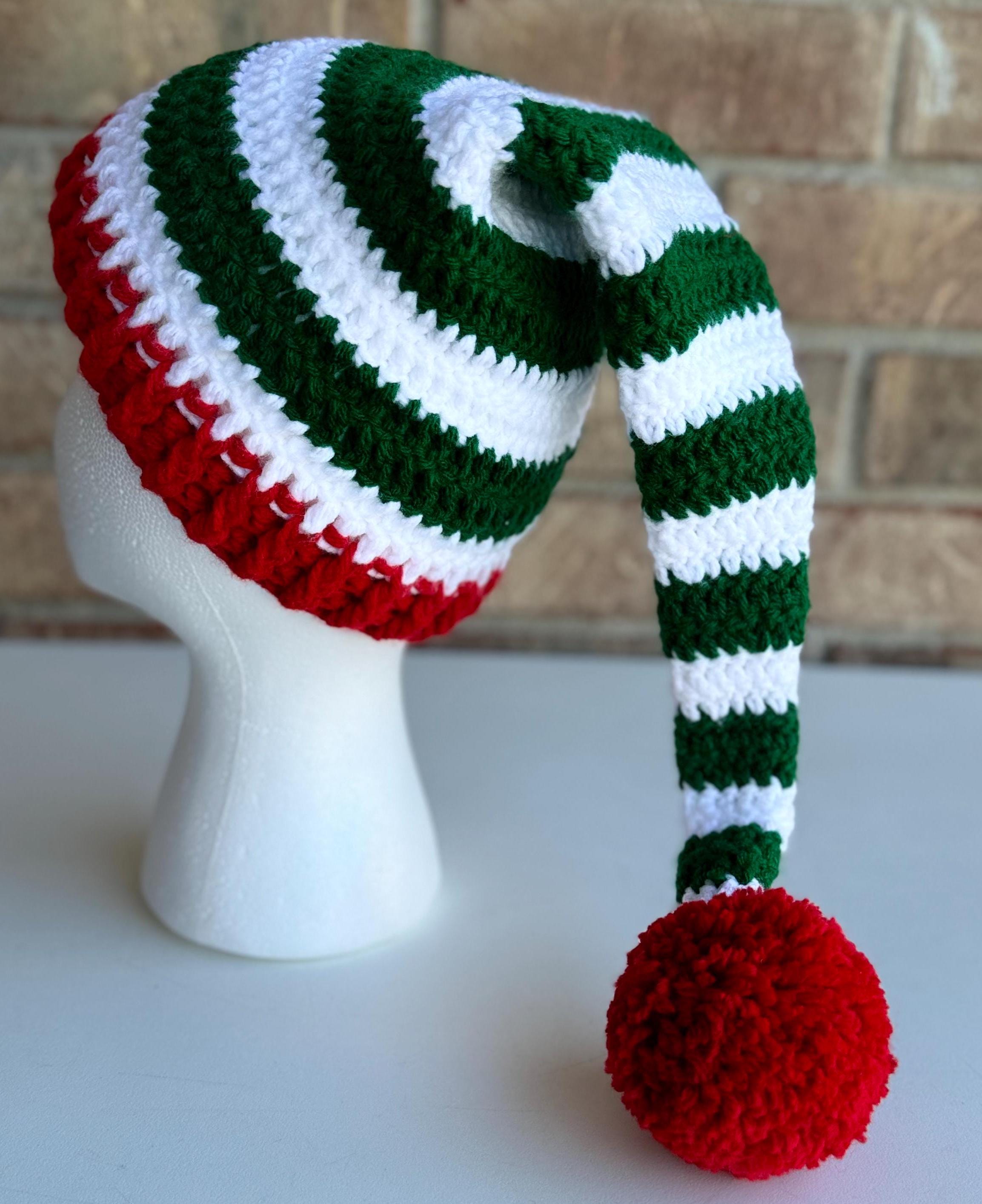 Crochet Santa’s Helper Elf Hat - Etsy