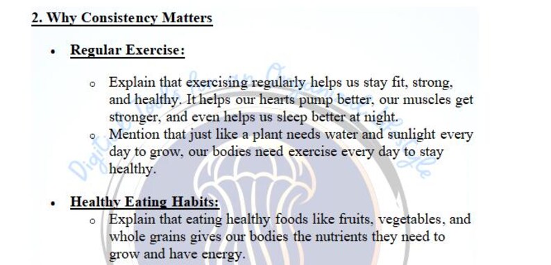 Teaching Kids the Power of Consistency in Exercise and Healthy Eating ...