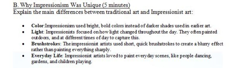 Introduction to Impressionism for Kids: Elementary Art Lesson on ...