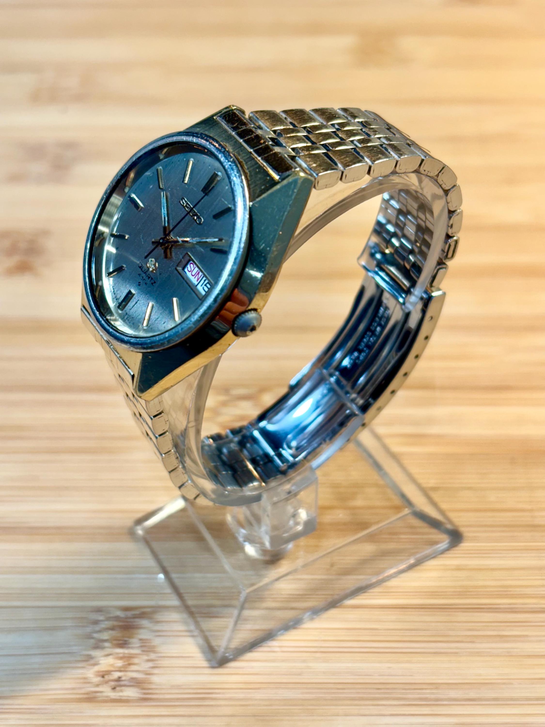 Seiko Quartz 4004 Vintage 1976 Mens Calendar Watch - Etsy