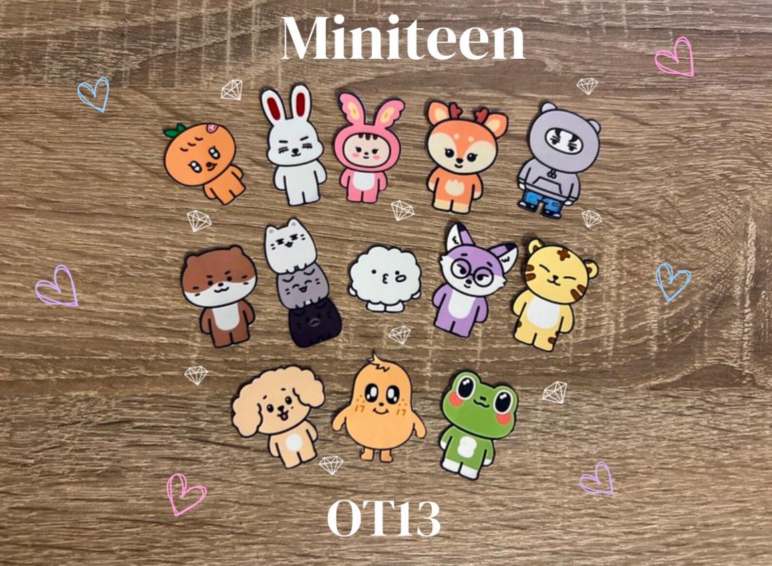 WATERPROOF MINITEEN STICKERS - Etsy