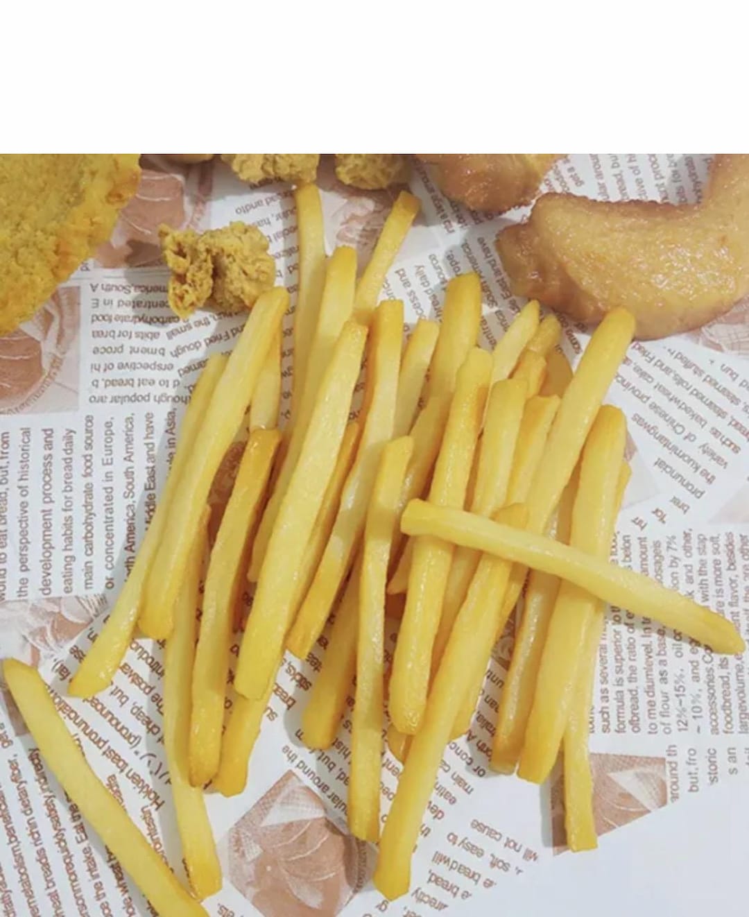 Fake Faux Fries Cajun Shoe String Hot Artificial Prop Realistic Life ...