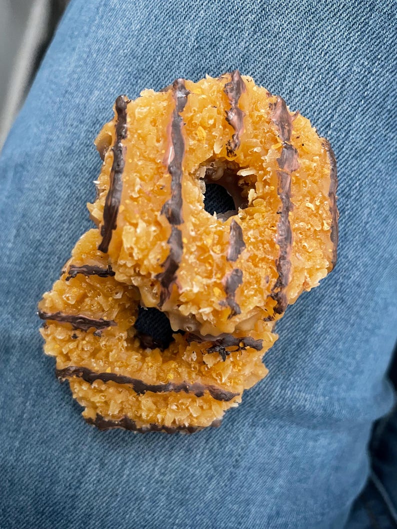 Handmade Fake Faux Coconut Cookie Prop - Etsy
