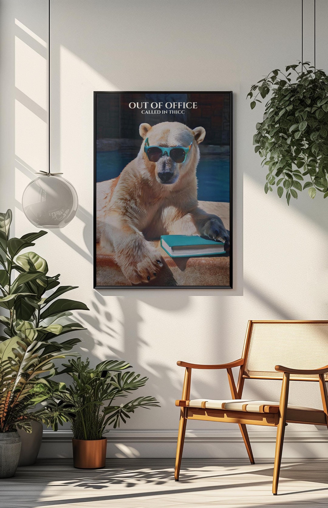 Out of Office Digital Wall Art - Called in Thicc Modern Printable ...