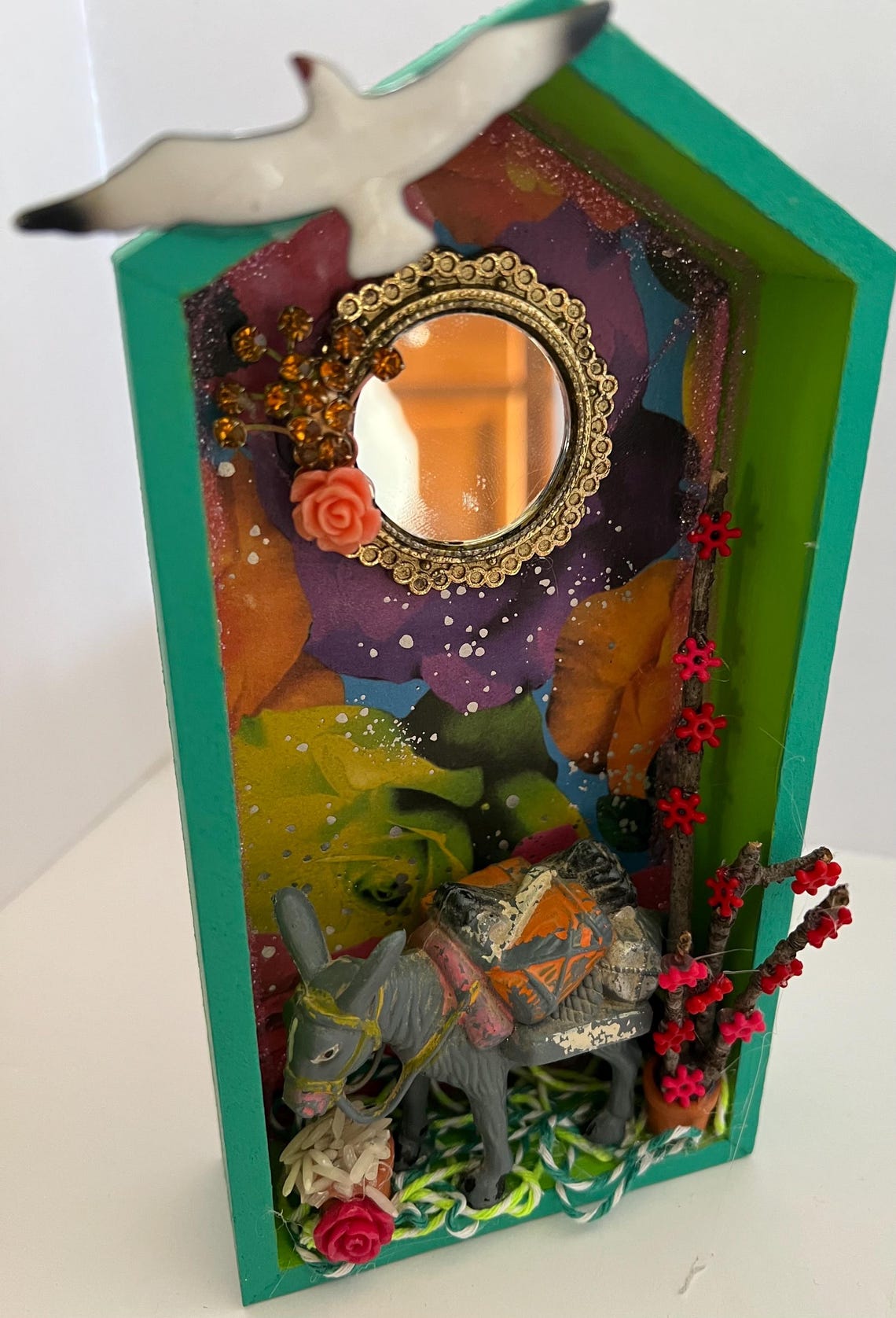 Assemblage Art, Shrine, Nicho, Shadow Box, Mixed Madia, Wall Art - Etsy