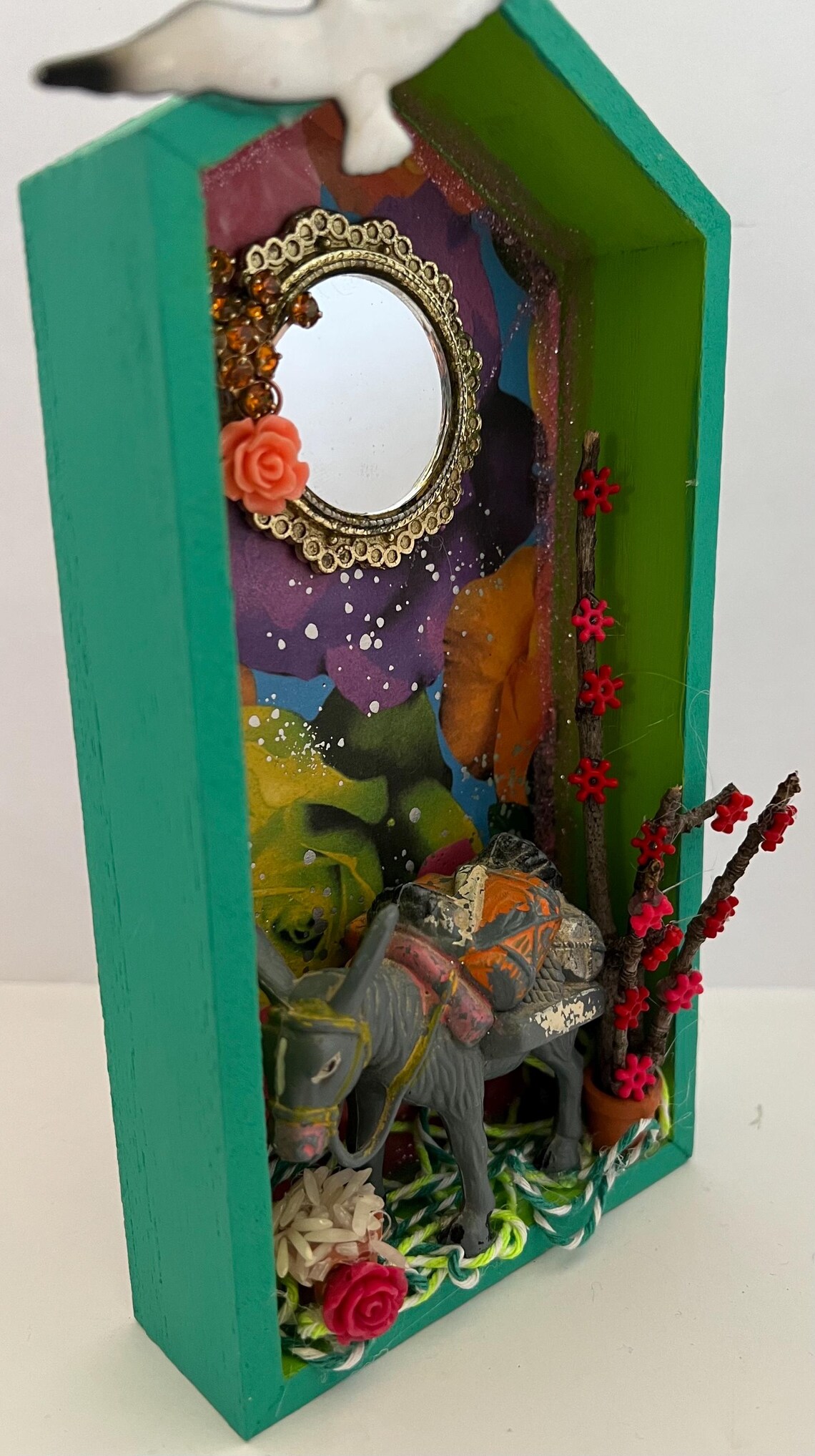 Assemblage Art, Shrine, Nicho, Shadow Box, Mixed Madia, Wall Art - Etsy