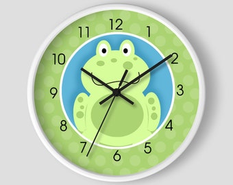 Frog clock | Etsy