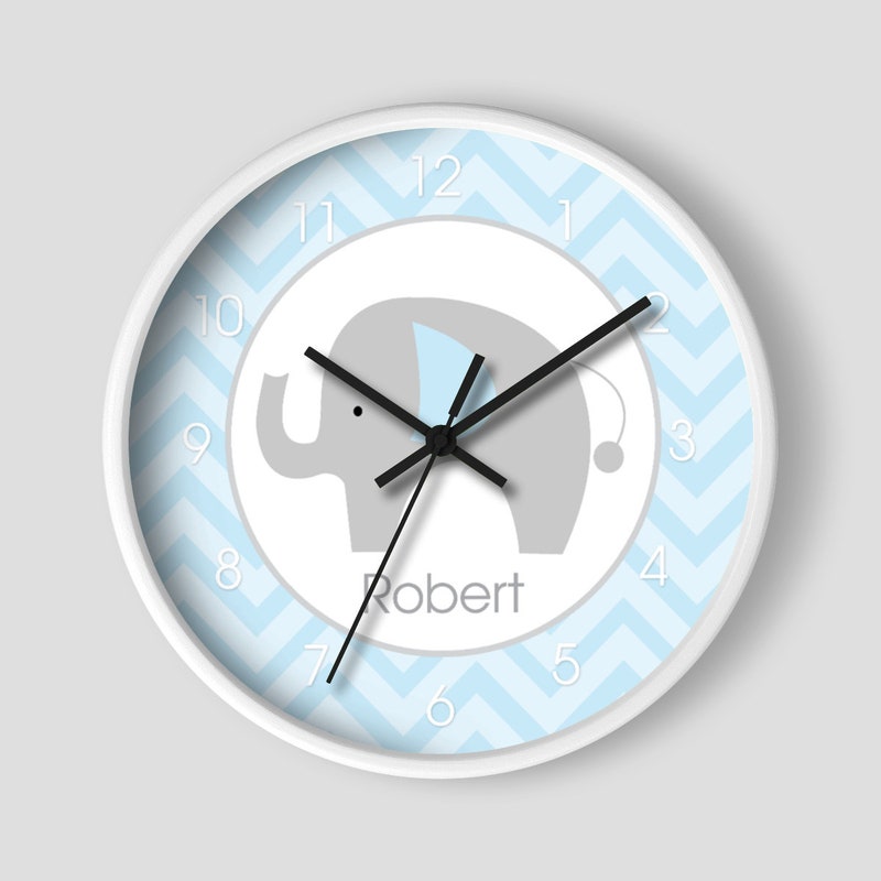 Chevron Wall Clock - Etsy