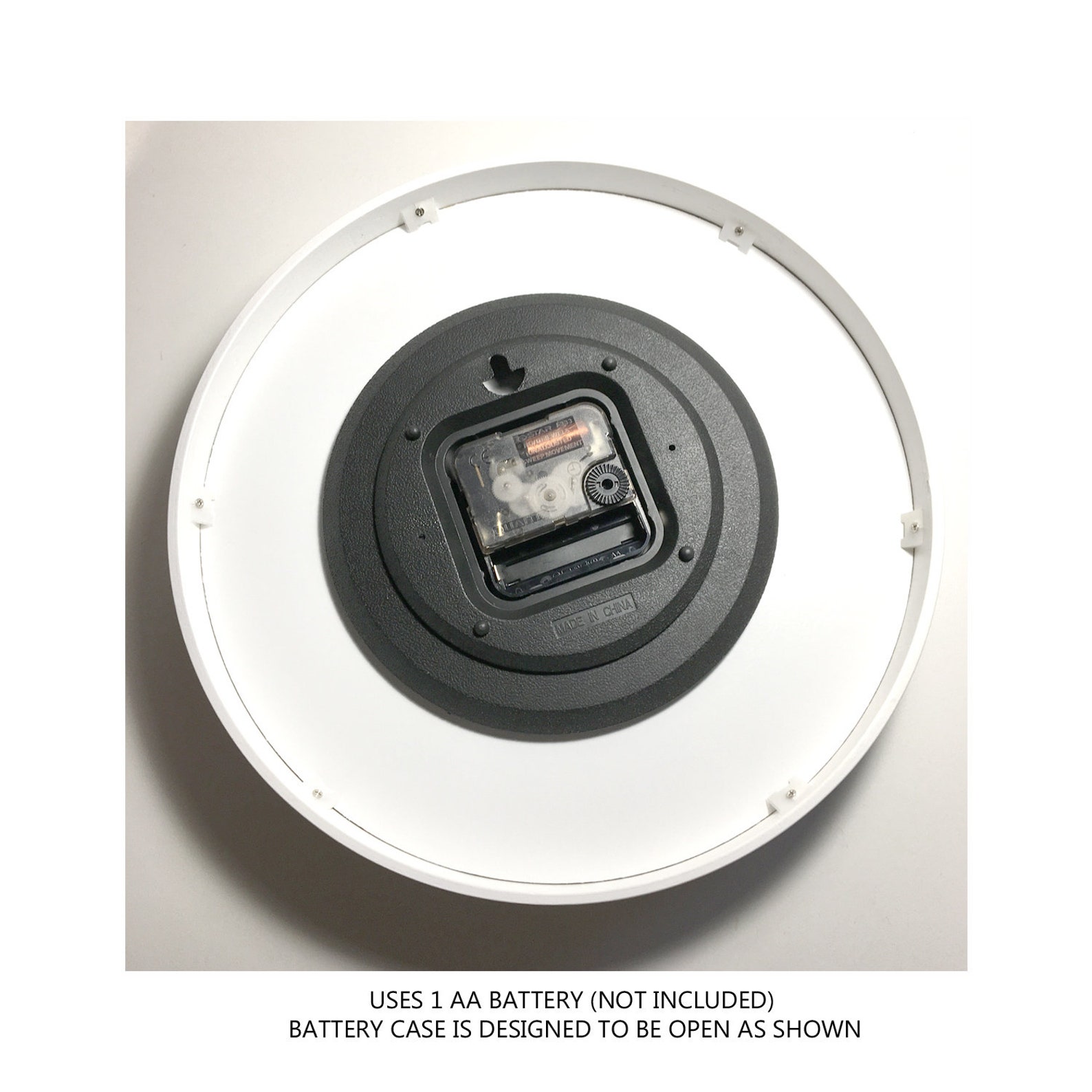 Navy Blue Construction Backhoe Digger Boys Room 10-inch Nursery Clock ...