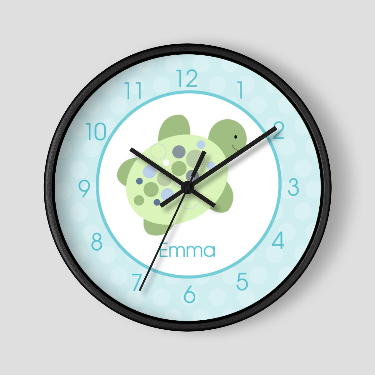 Turtle Reef Sea Turtle Seaturtle Tortoise Nursery 10-inch Wall Clock ...