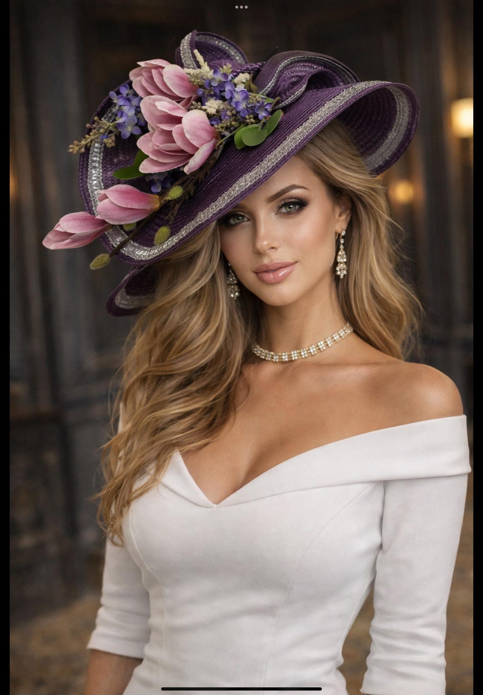 One-of-a Kind- Designer Fascinator - Kentucky Derby, Wedding, Garden ...