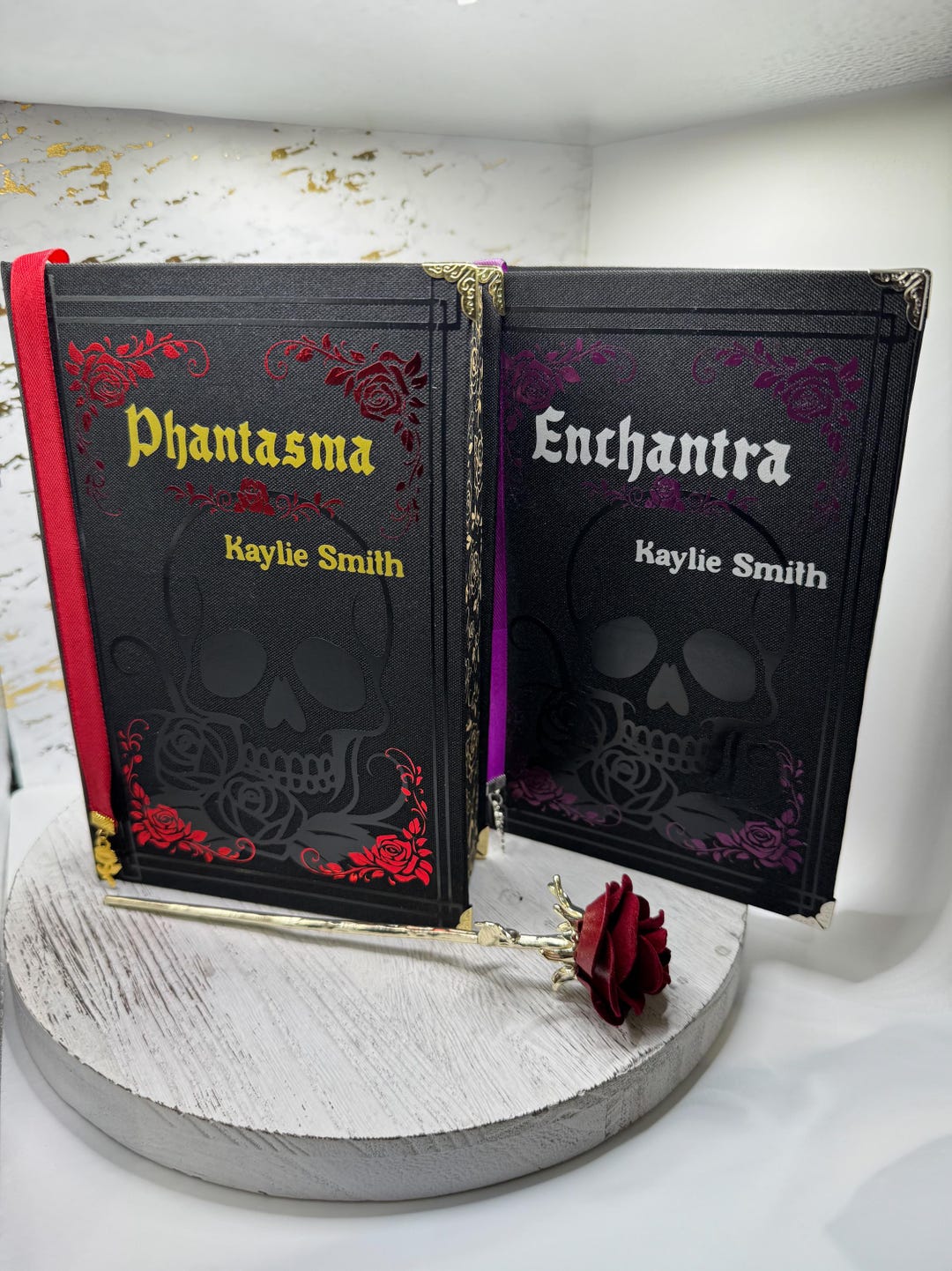 Phantasma & Enchantra Rebound Books. Custom Sprayed Edges. *MADE TO ...