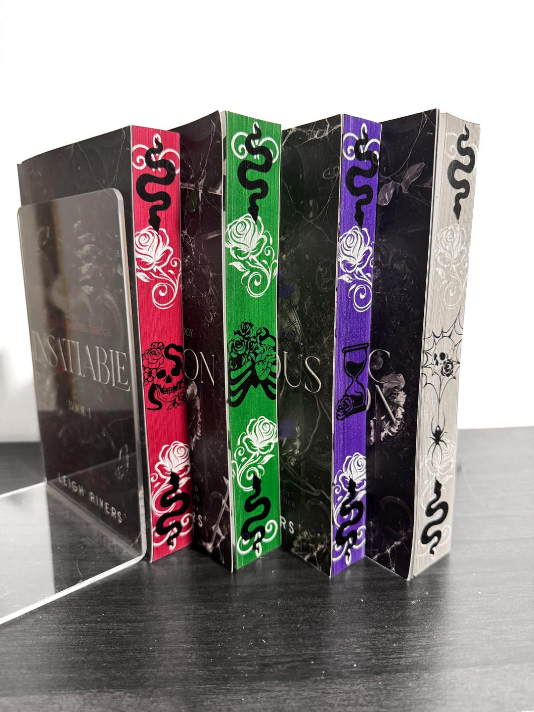Edge of Darkness Trilogy & Psychotic Obsession Sprayed Edges. Made to ...
