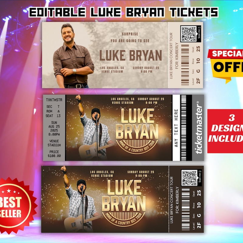 Luke Bryan - Etsy