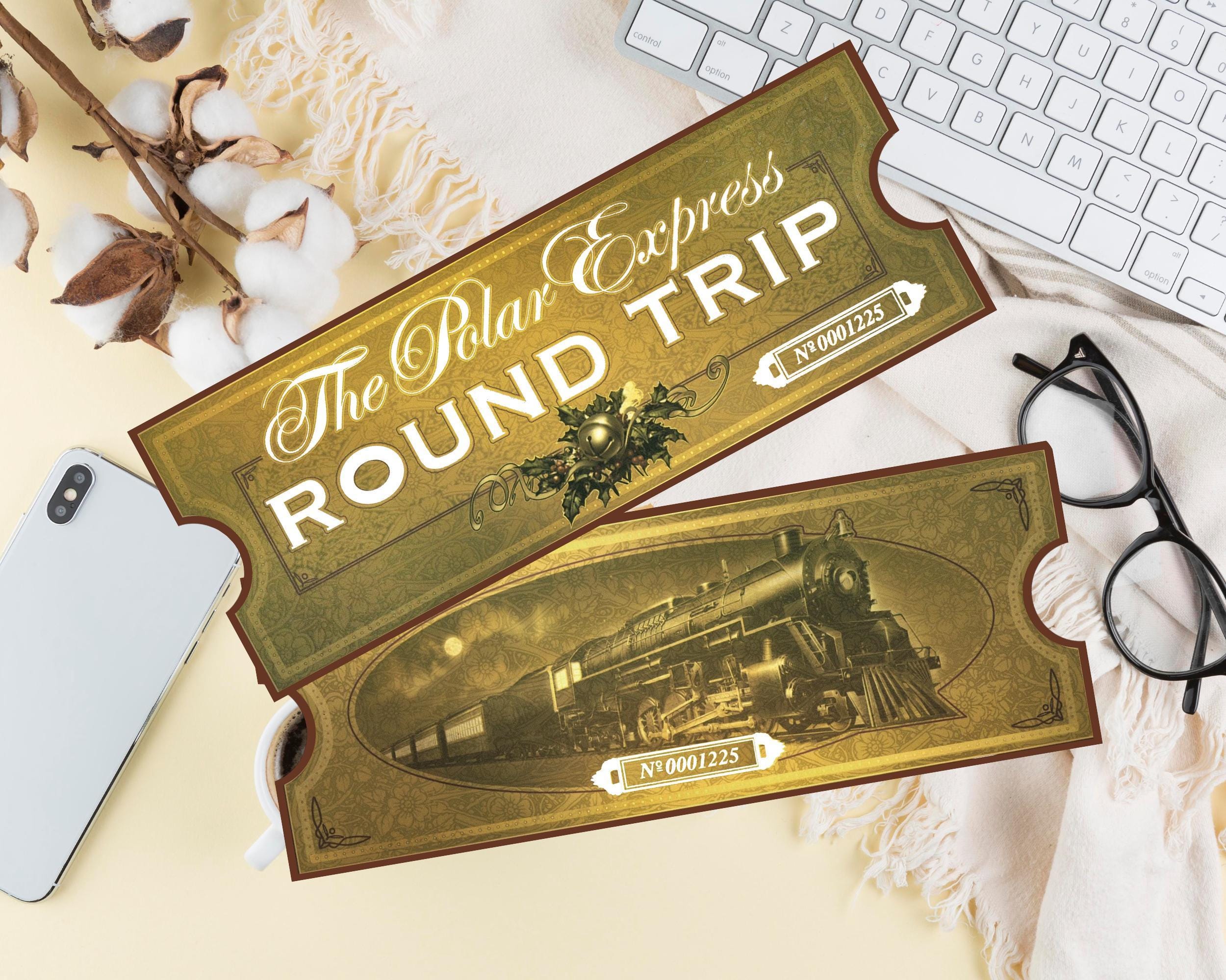 Personalized Polar Express Ticket Printable, Polar Express Ticket ...
