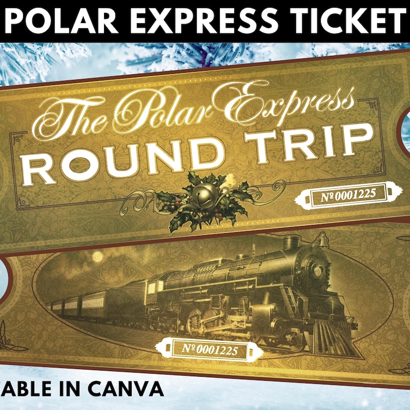 Polar Express Name Cards - Etsy