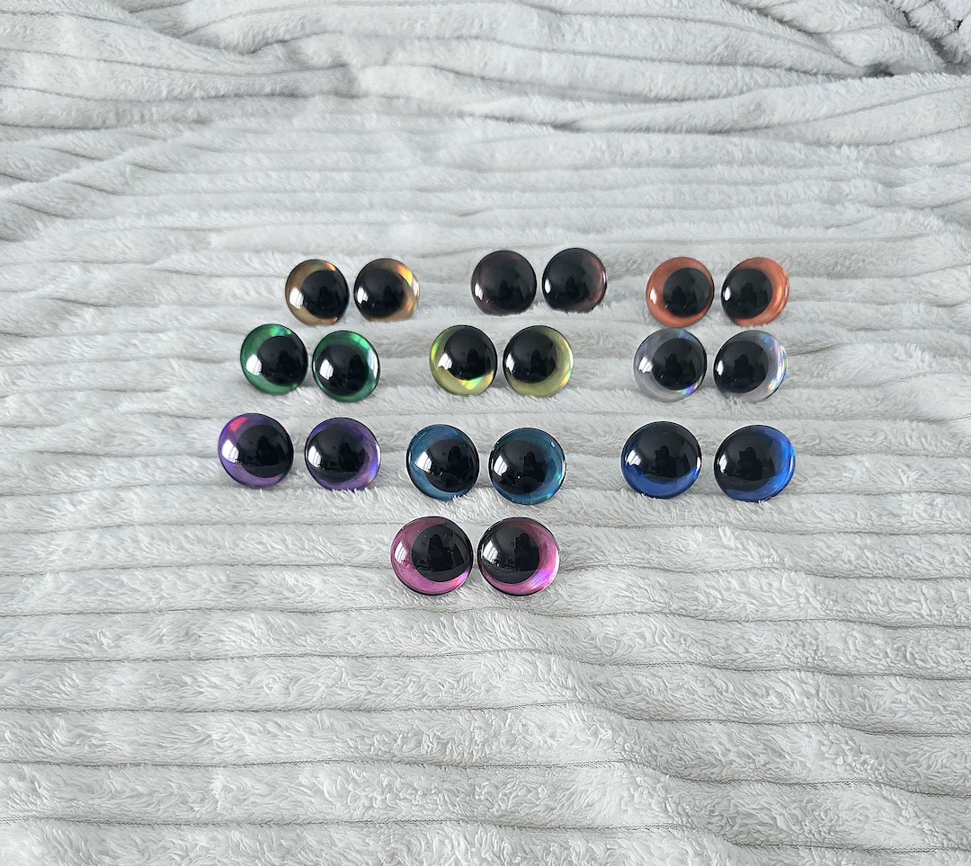 Safety Eyes Sink Eyes Chrome 12 - 30 Mm Sink Eyes Crocheting Amigurumi ...