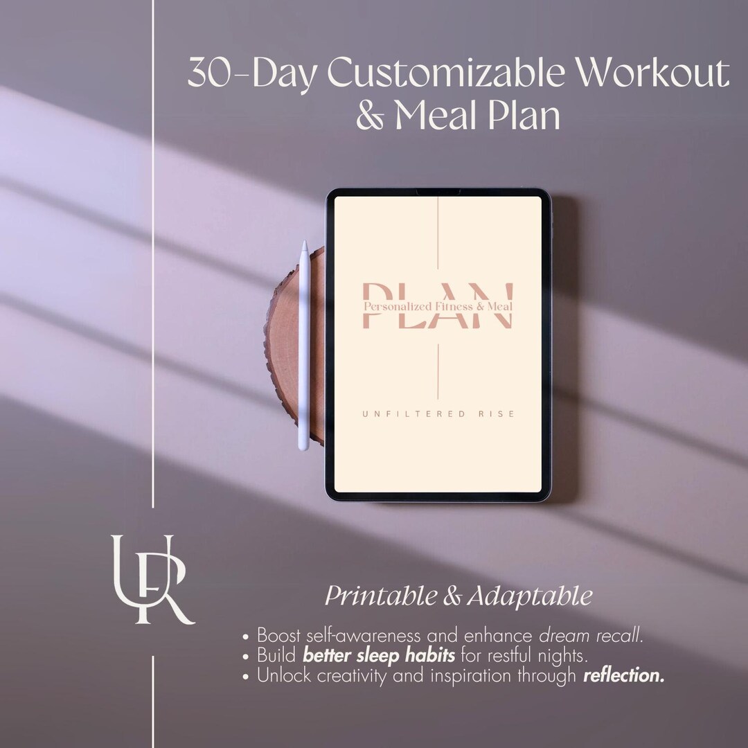 Personalized Fitness and Nutrition Plan – 5-day Workout, 7-day Diet ...