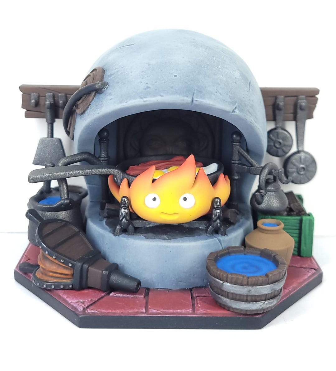 Painted Calcifer Diorama Howl's Moving Castle - Etsy