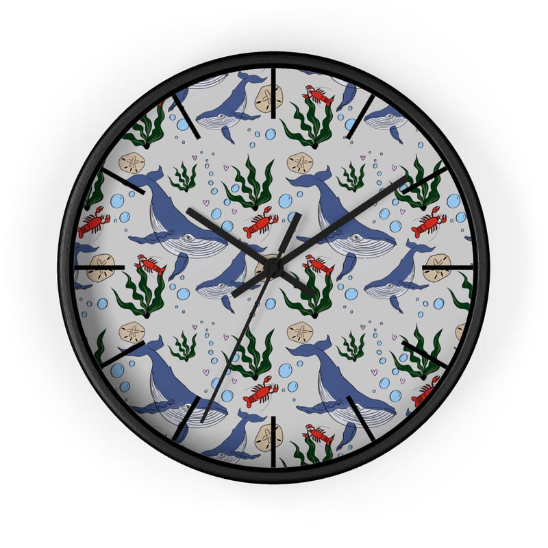 Whale Wall Clock - Etsy