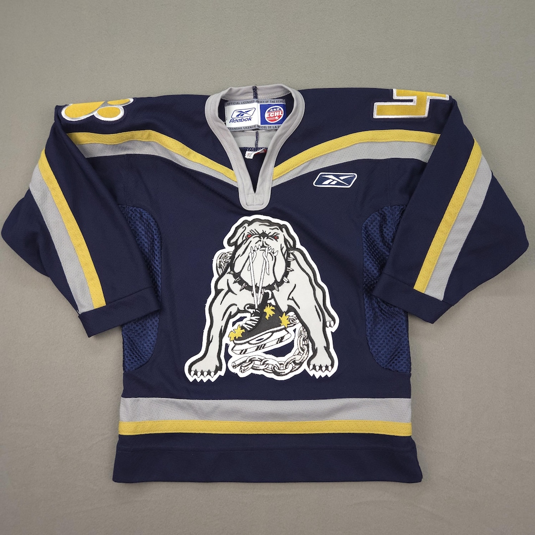 Vintage 1990s Reebok ECHL Long Beach Ice Dogs Hockey Jersey Youth S/M ...