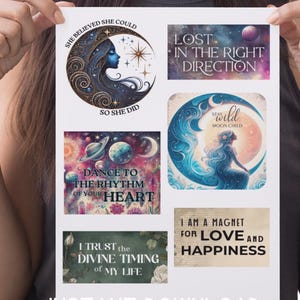 Witchy Vision Board Kit: Gothic Goddess Manifestation Mood Board Spells ...