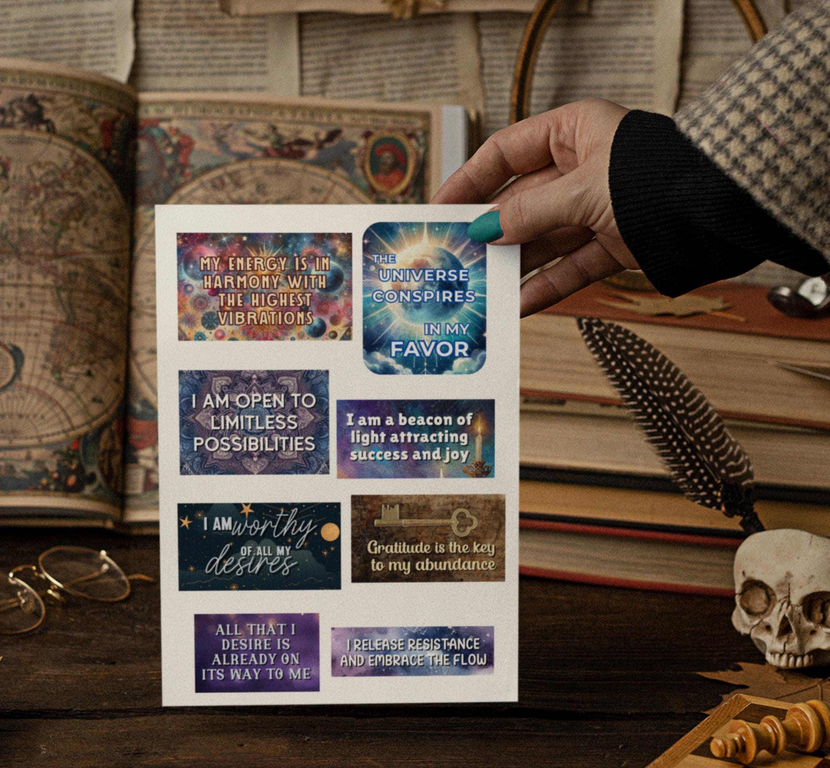 Witchy Vision Board Printable Kit: Gothic Goddess Manifestation ...