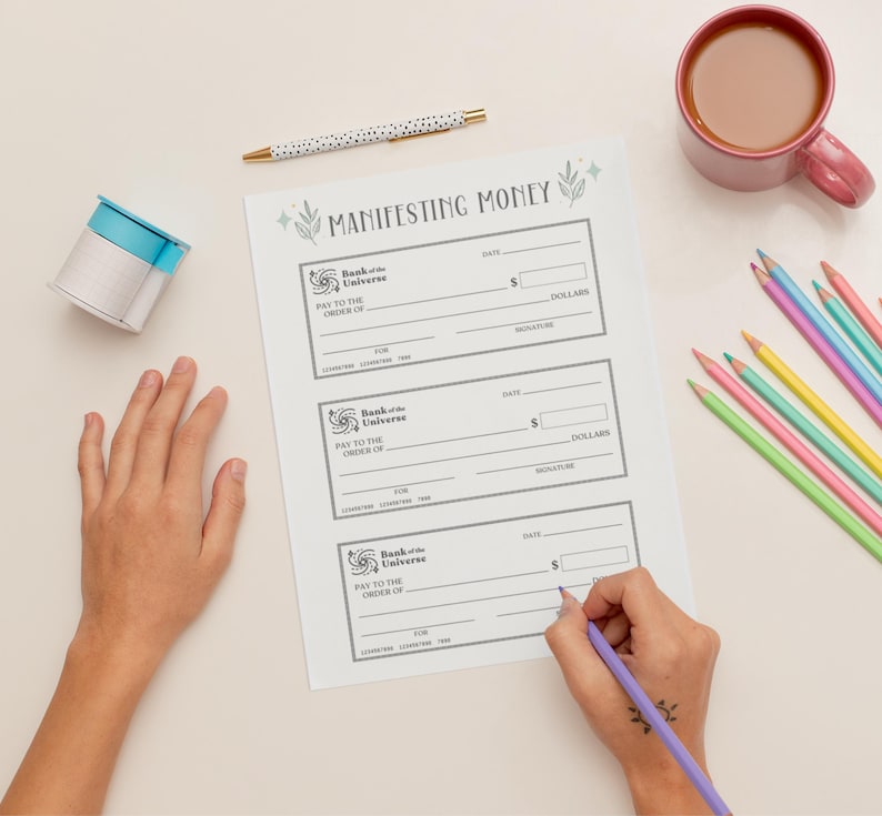 2025 Manifestation Journal: Law of Attraction Planner (digital Download ...