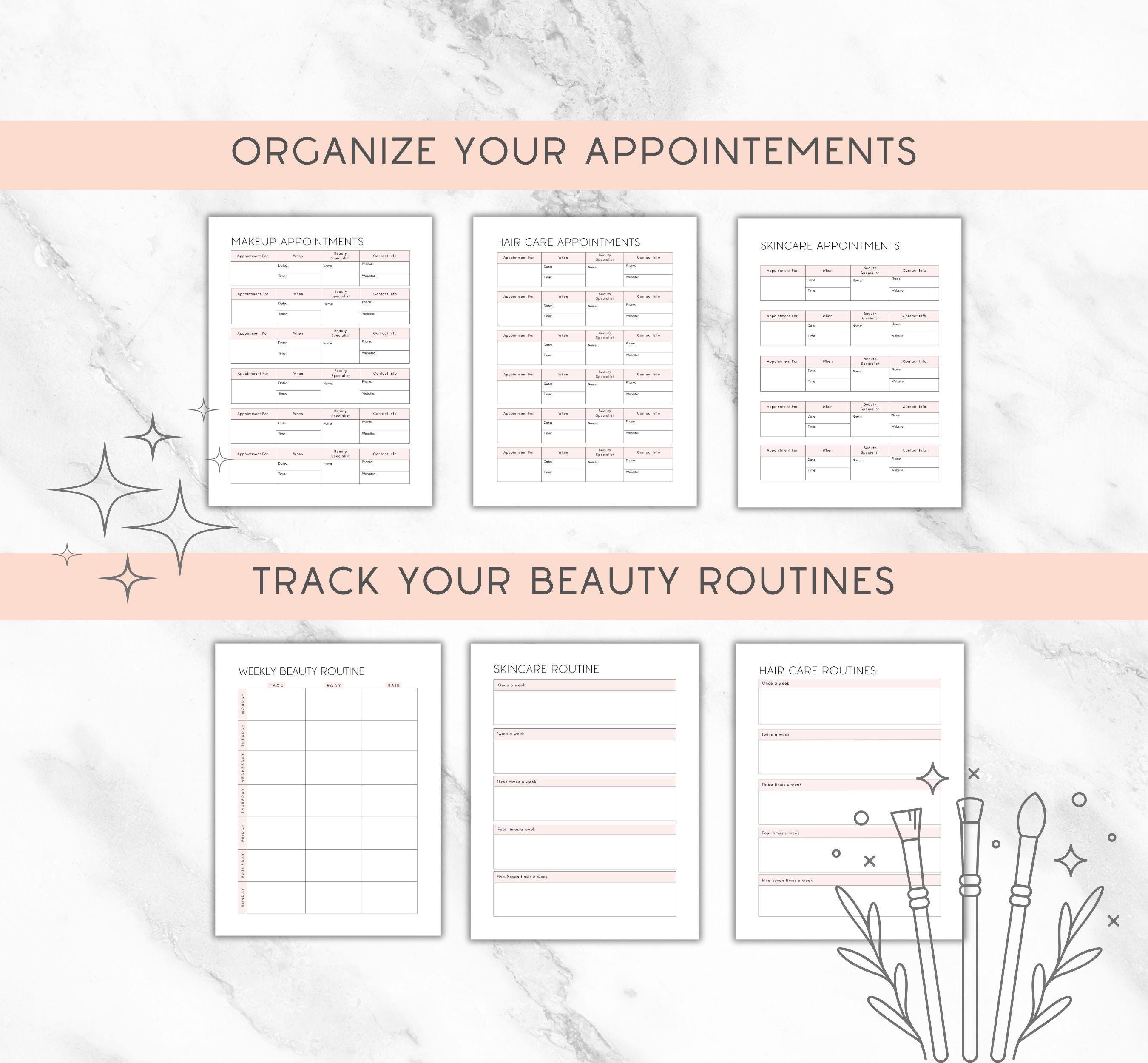 Self-care Planner Printable: Wellness, Mood & Water Tracker (PDF) - Etsy