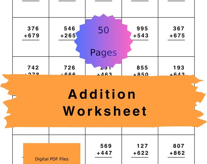 Adding 3 Single Digit Numbers Worksheets - Math Timed Test Addition ...