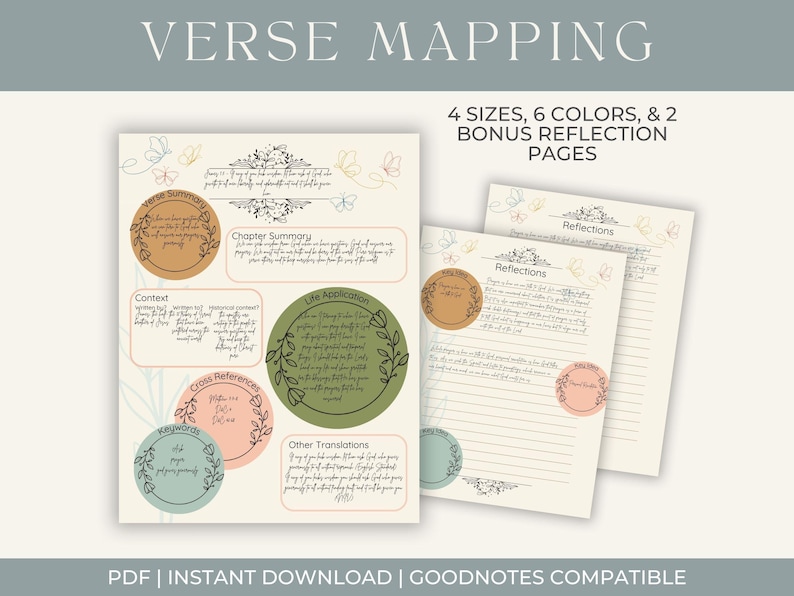 Bible Verse Mapping Dots Printable | Daily Devotional Journal | Bible ...