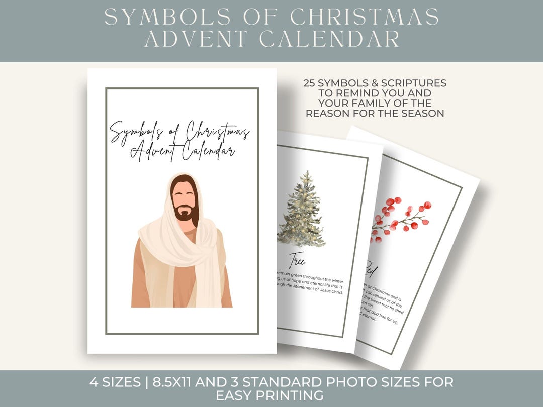 Symbols of Christmas Advent Calander 2024 | Christmas Countdown ...