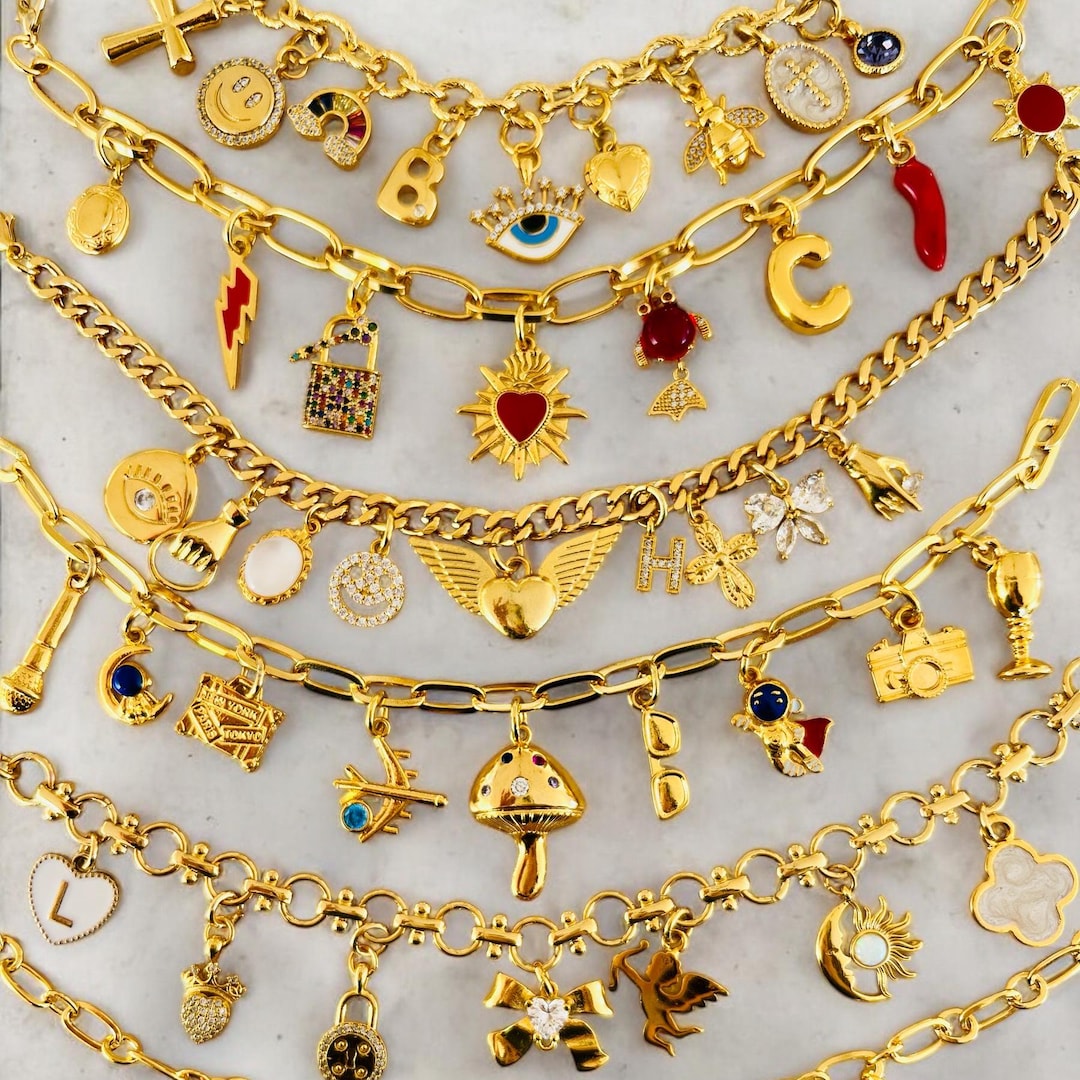 Build Your Own Custom Charm Bracelets for Women, Design Your Own ...