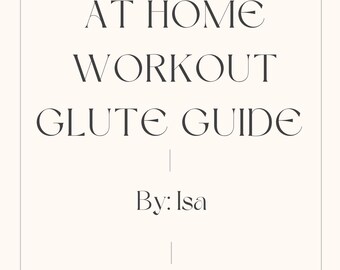 30-day Glute Challenge Plan | At-home Workout for Stronger, Toned ...