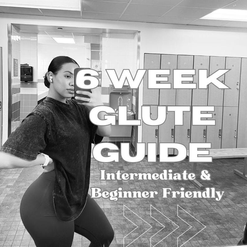 6 Week Glute Guide - Etsy