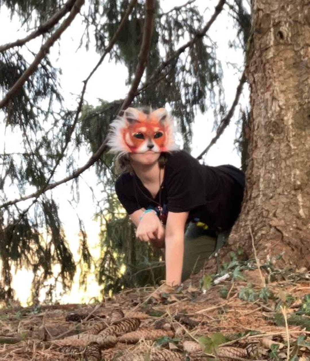 Red Panda Mask - Etsy