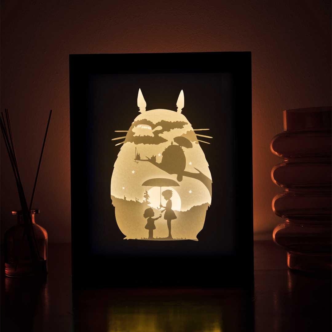 My Neighbor Totoro Themed Light Box Shadow Box Unique Gift My Neighbor ...