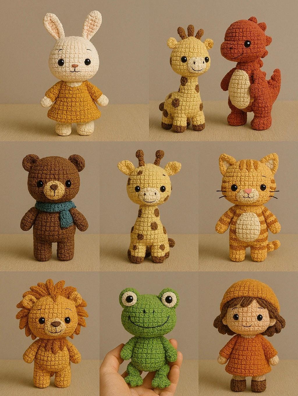 350+ Amigurumi Crochet Patterns: Animals, Dolls, Toys (PDF Download) - Etsy