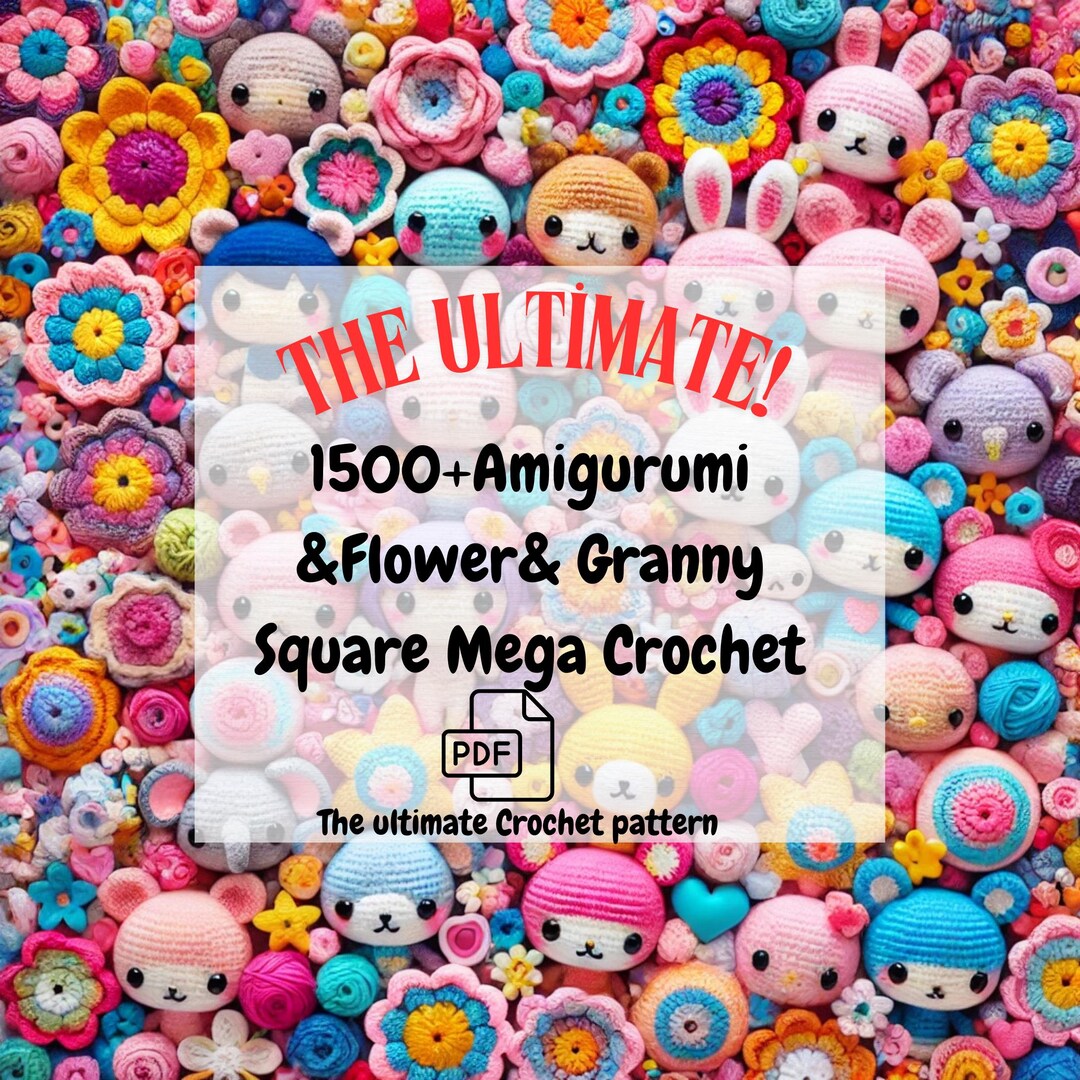 Mega Crochet Bundle 1500+ Amigurumi More Crochet Patterns Pdf PDF | DIY ...