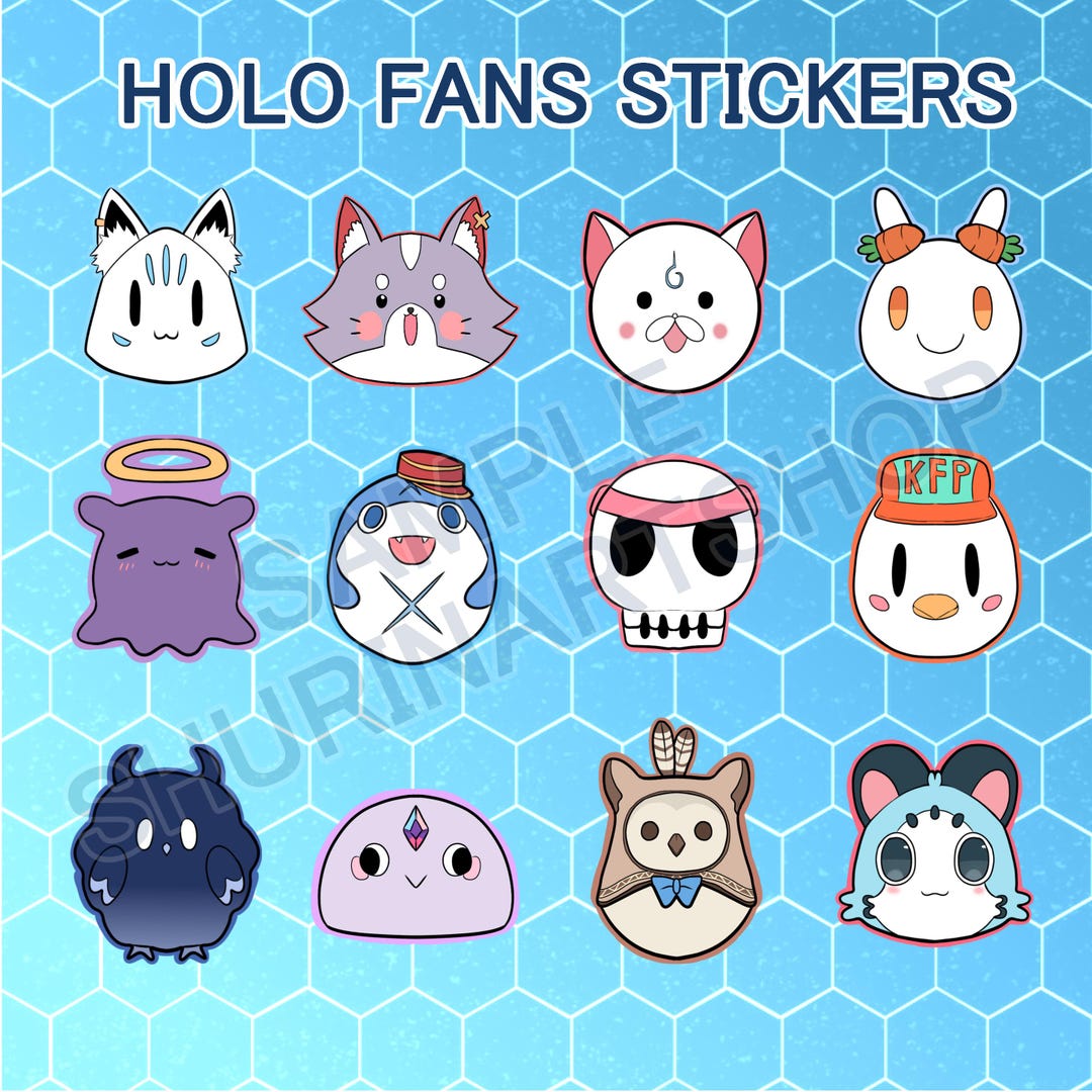 Hololive Fans Stickers Packs - Etsy