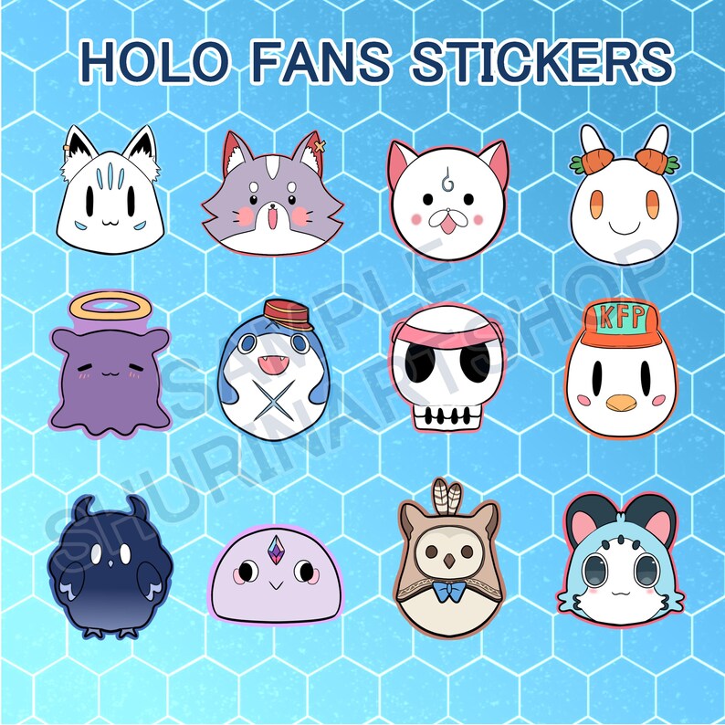Hololive Fans Stickers Packs - Etsy