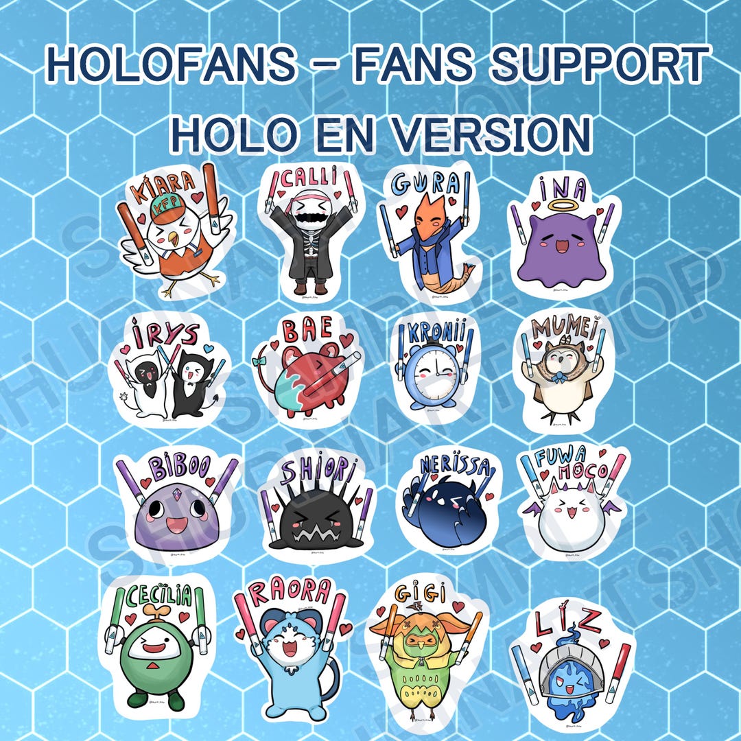 PRE-ORDERS Vtuber Merch: Hololive Myth Idols Anime Fans Mascots ...