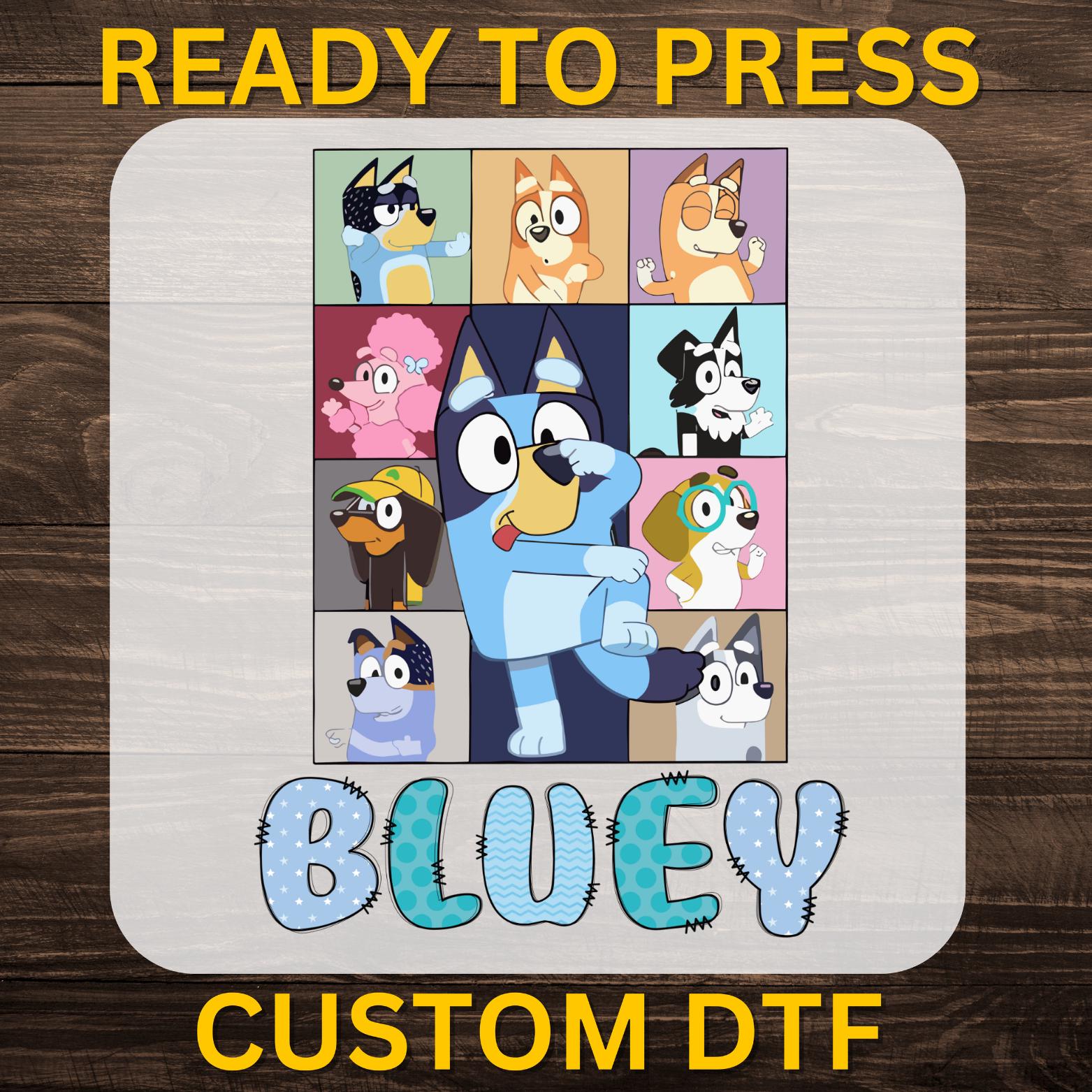 Bluey Eras Tour Ready to Press DTF - Etsy