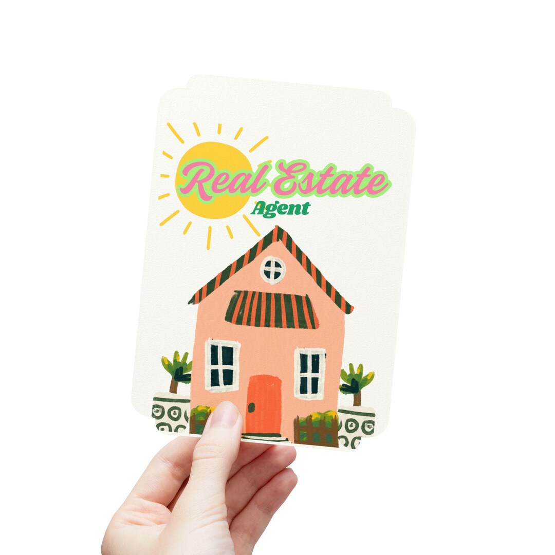 Postcards, Real Estate Agent Design Set of 30 Cards, Marketing Material ...