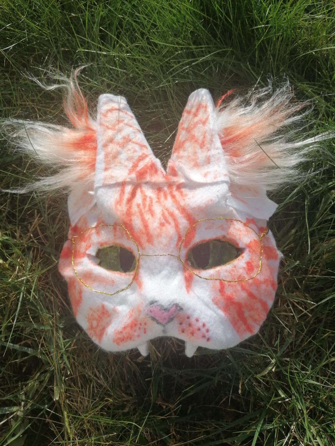 Ginger Tabby Cat Therian Mask - Etsy