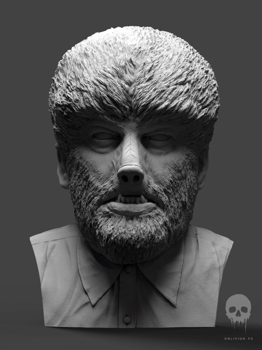 Wolfman Bust Magnet – Classic Universal Monster Collectible – Lon ...
