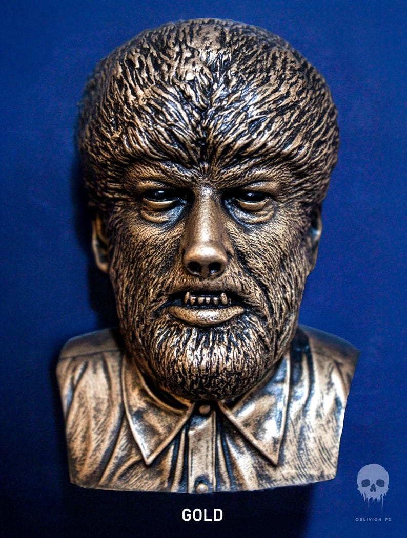 Wolfman Bust Magnet – Classic Universal Monster Collectible – Lon ...