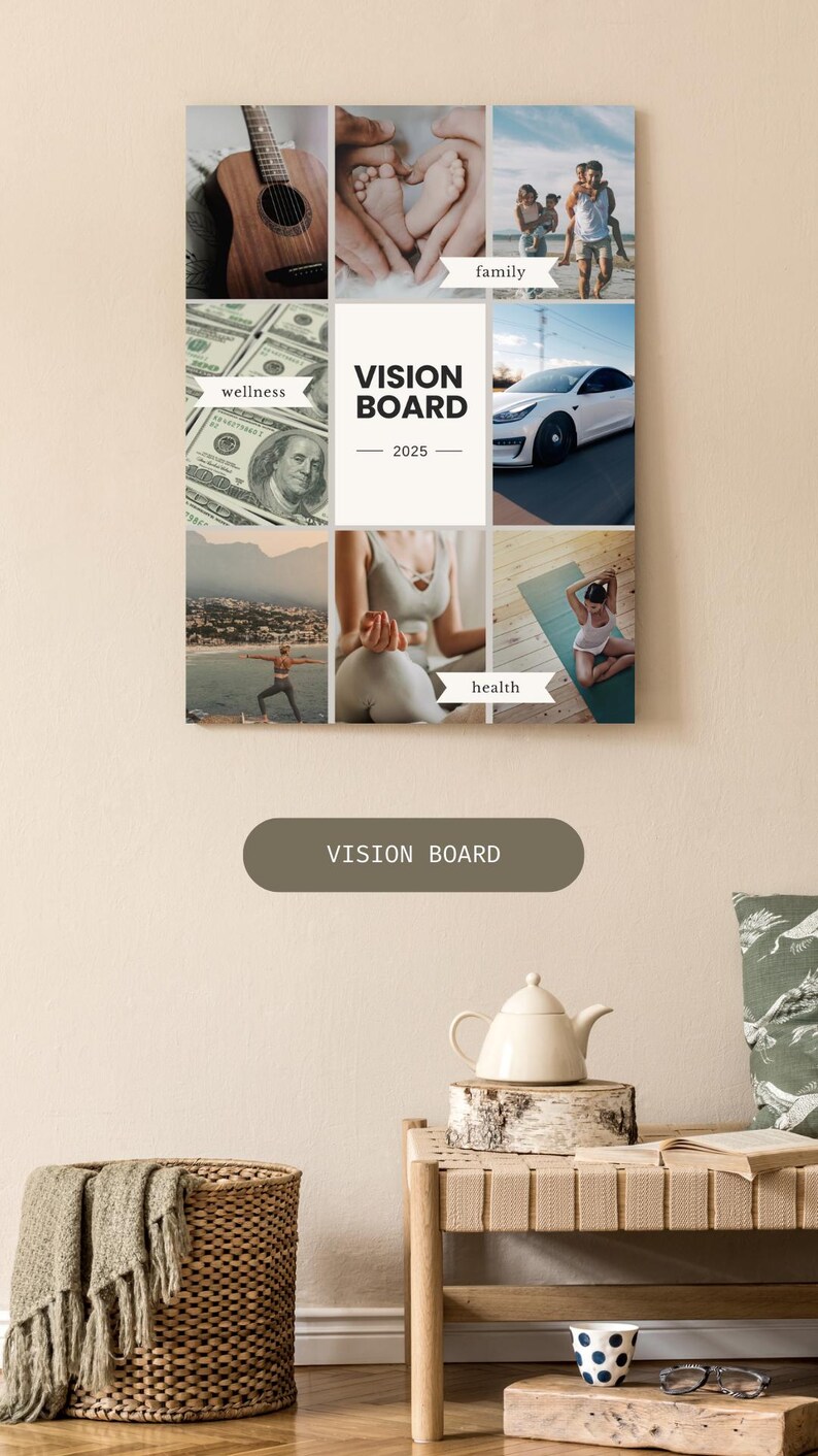 Custom Vision Board Made for You - Etsy