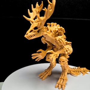 Fully Articulated Skeletonized Wendigo Cryptid Figure Posable Moving ...