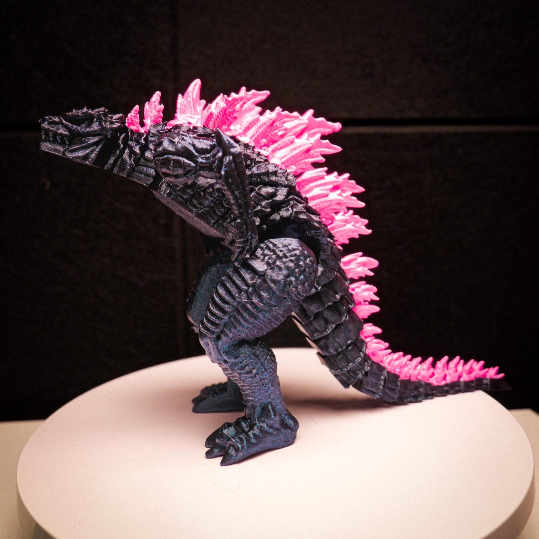 Fully Articulated Godzilla Shiney Atomic Pink Figure 11 Inches ...